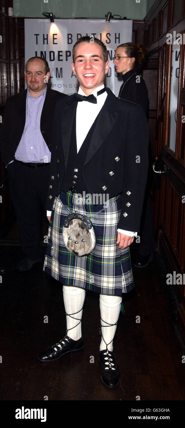 Actor Martin Compston arriving at the British Independent Film awards ...
