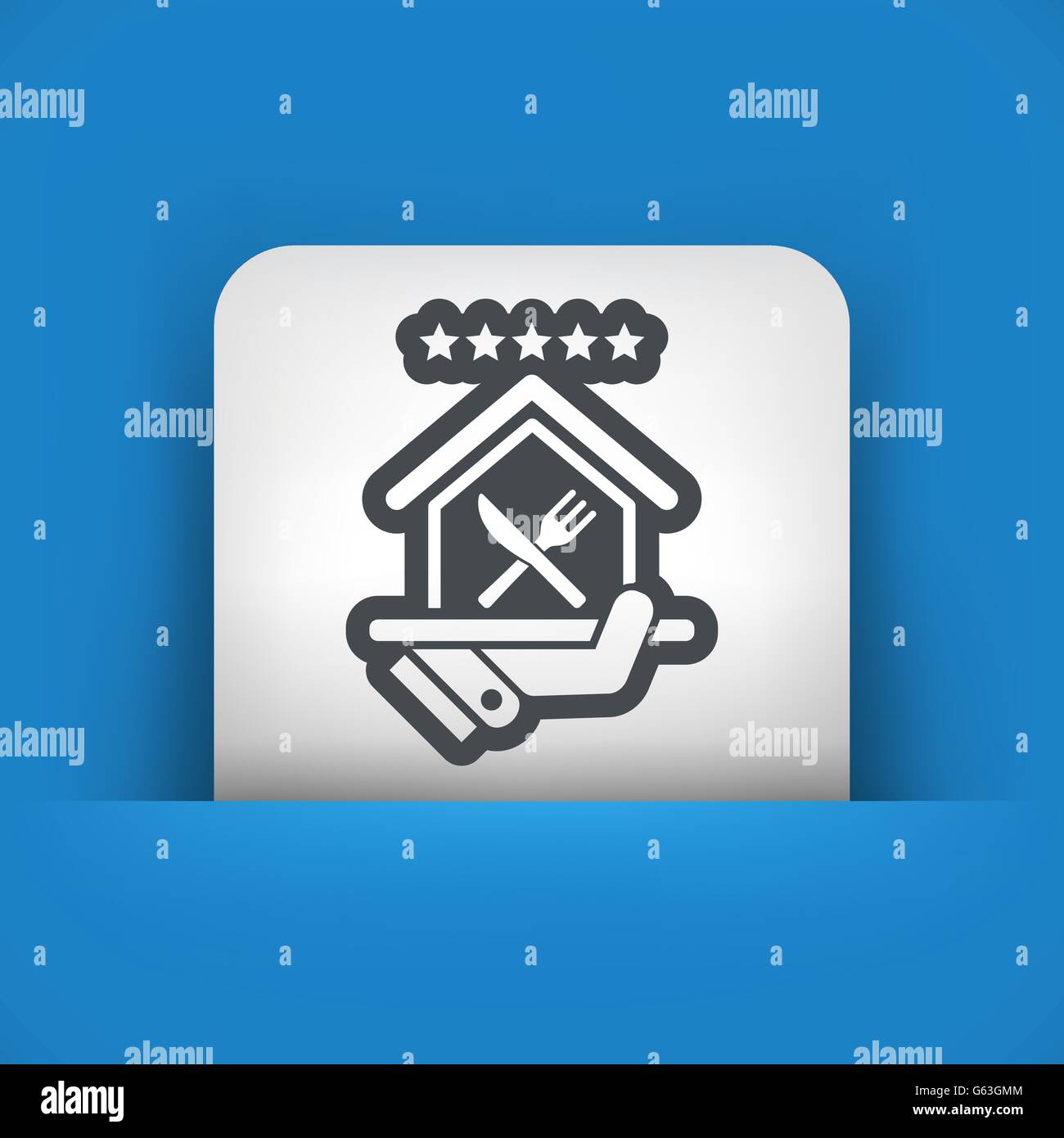 Restaurant icon. Top rating Stock Vector Image & Art - Alamy