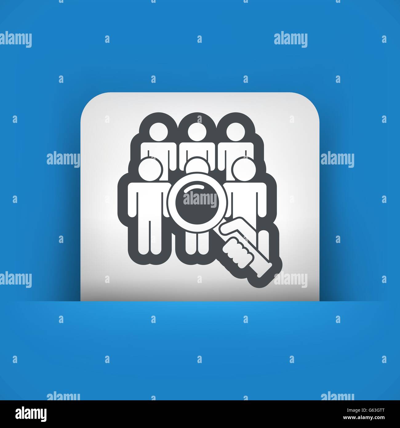 Look for person Stock Vector Image & Art - Alamy