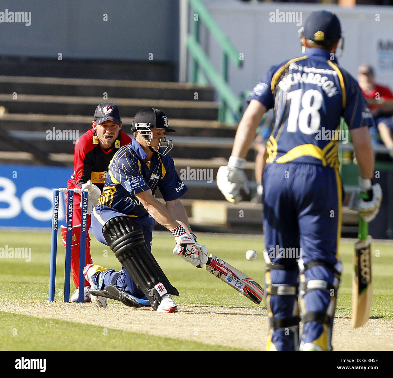 Durham Dynamos' Phil Mustard during the Yorkshire Bank 40 at Old ...