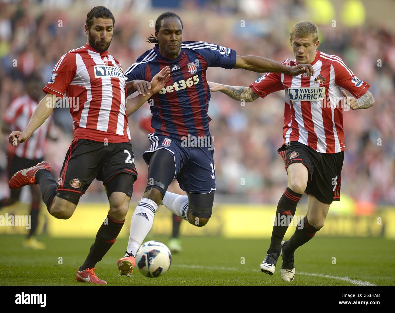 James mcclean sunderland v stoke city hi-res stock photography and ...