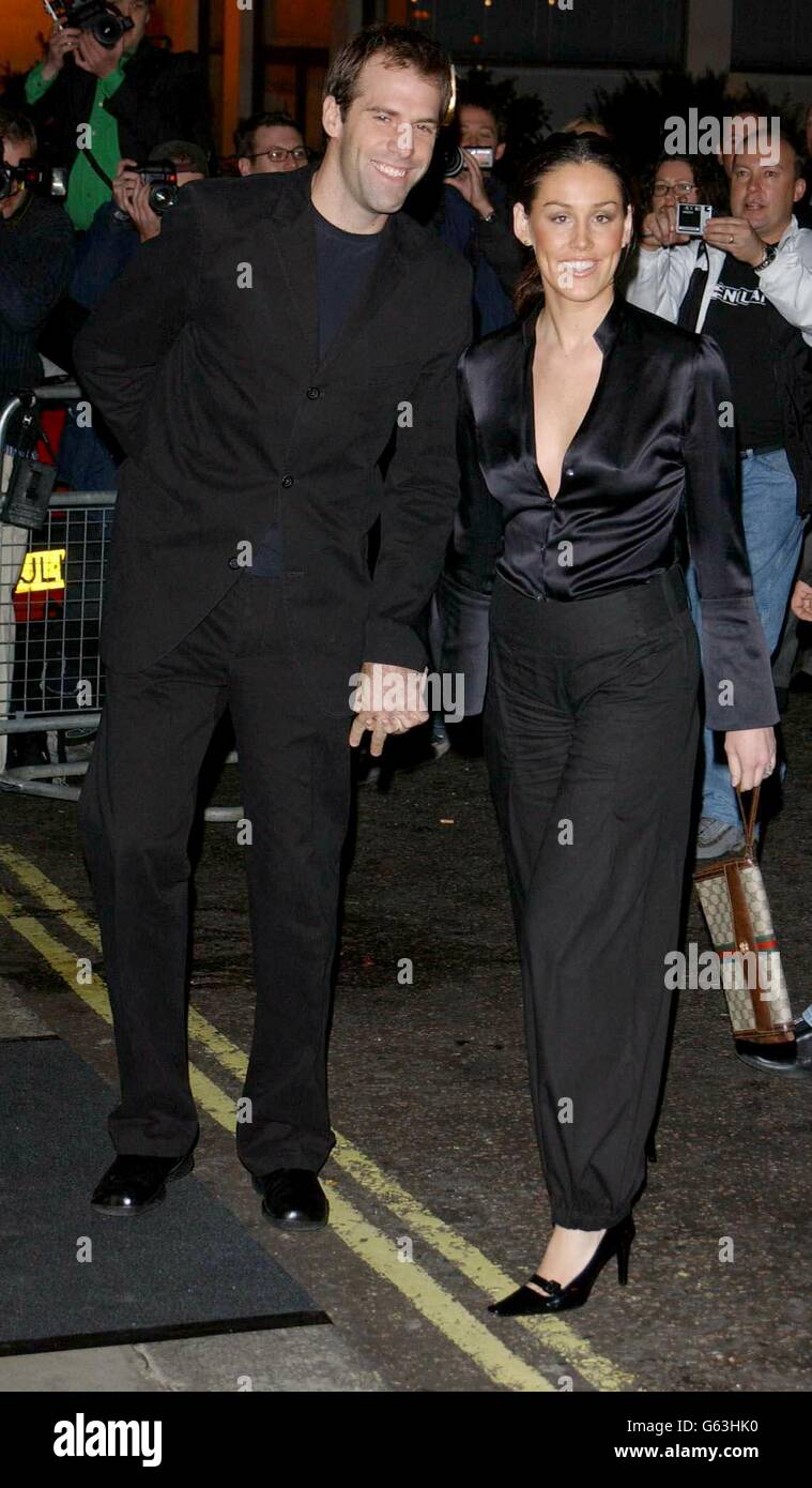 British tennis Player Greg Rusedski and his wife Lucy arriving at the ...