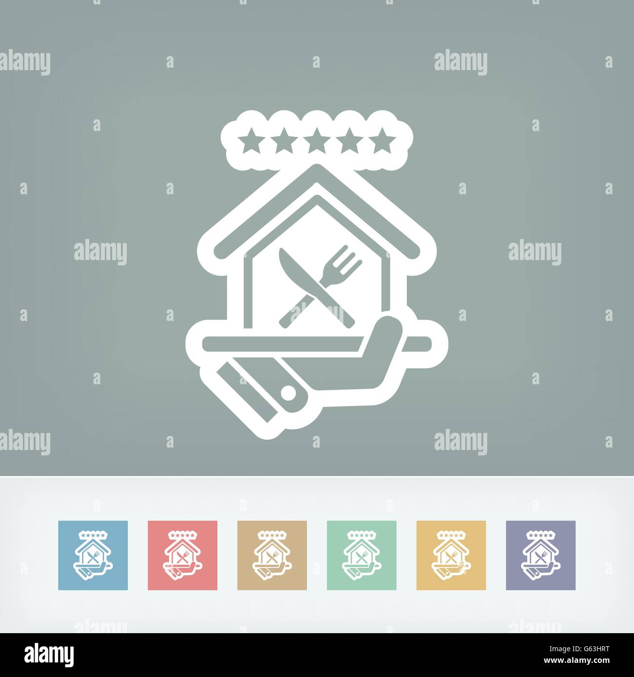 Restaurant icon. Top rating Stock Vector Image & Art - Alamy