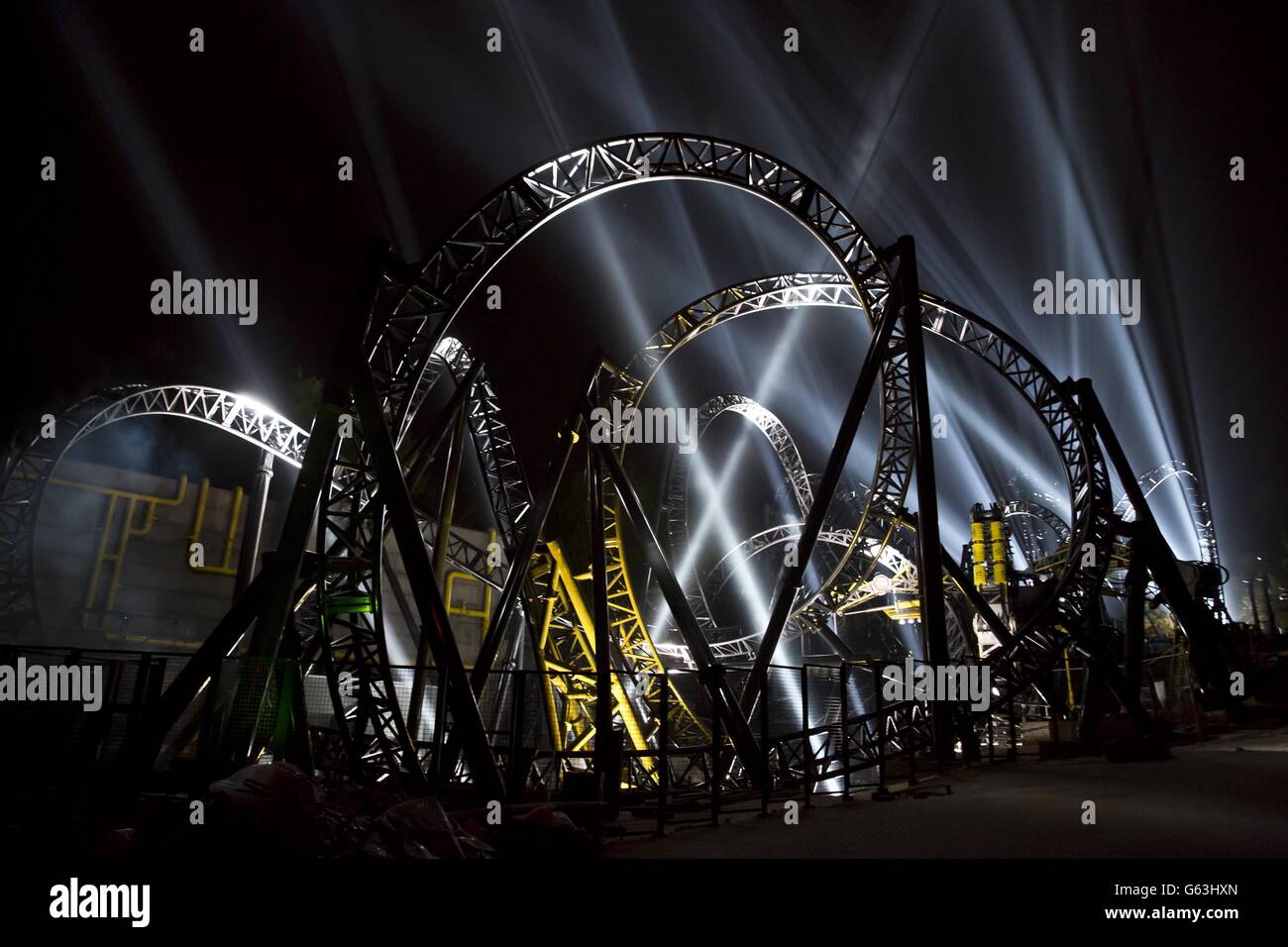 Alton Towers Resort in Staffordshire unveils The Smiler, the world's ...