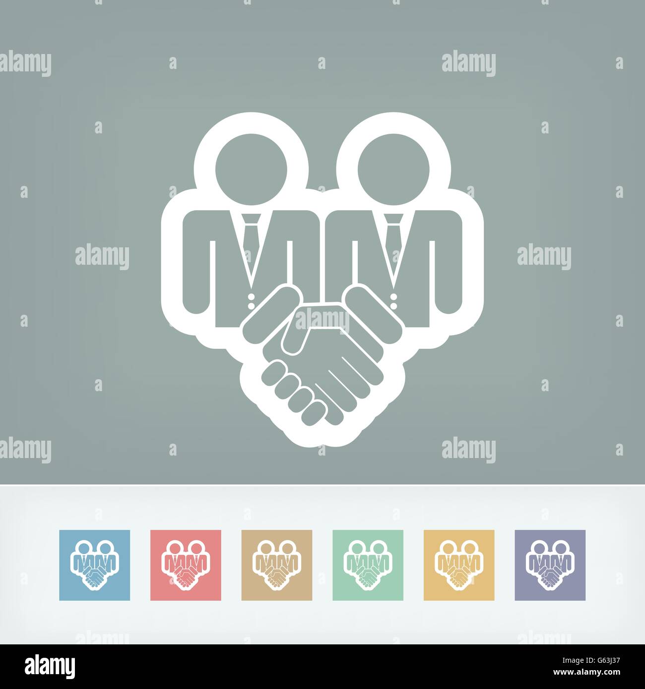 Corporate agreement icon Stock Vector Image & Art - Alamy