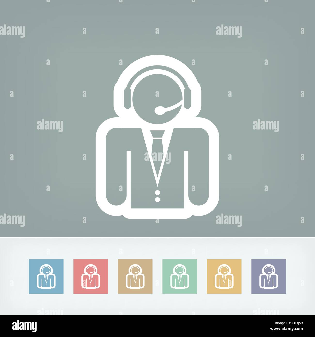 Contact assistance icon Stock Vector Image & Art - Alamy