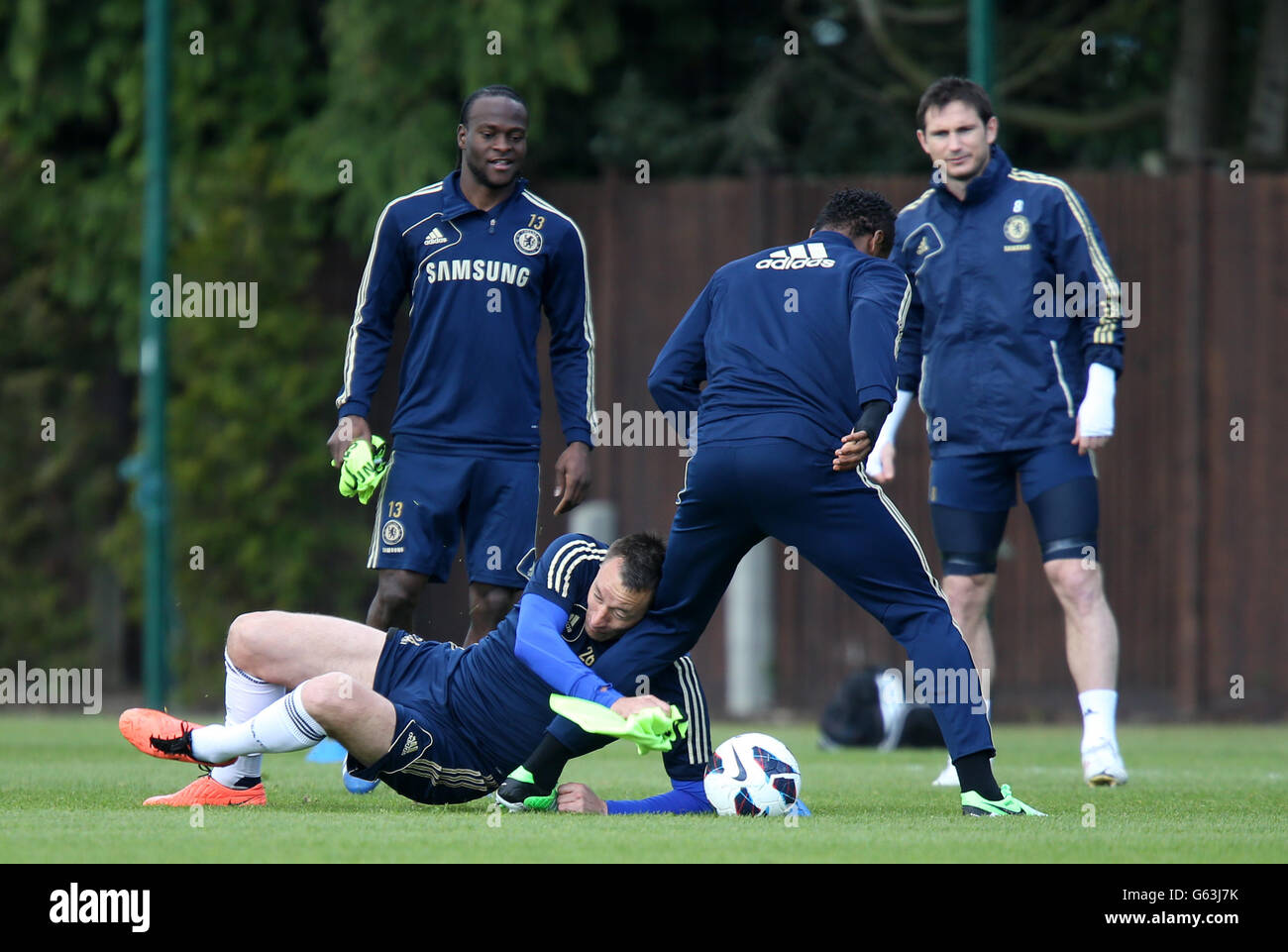 Chelseas john terry training session chelsea fc training ground hi-res ...