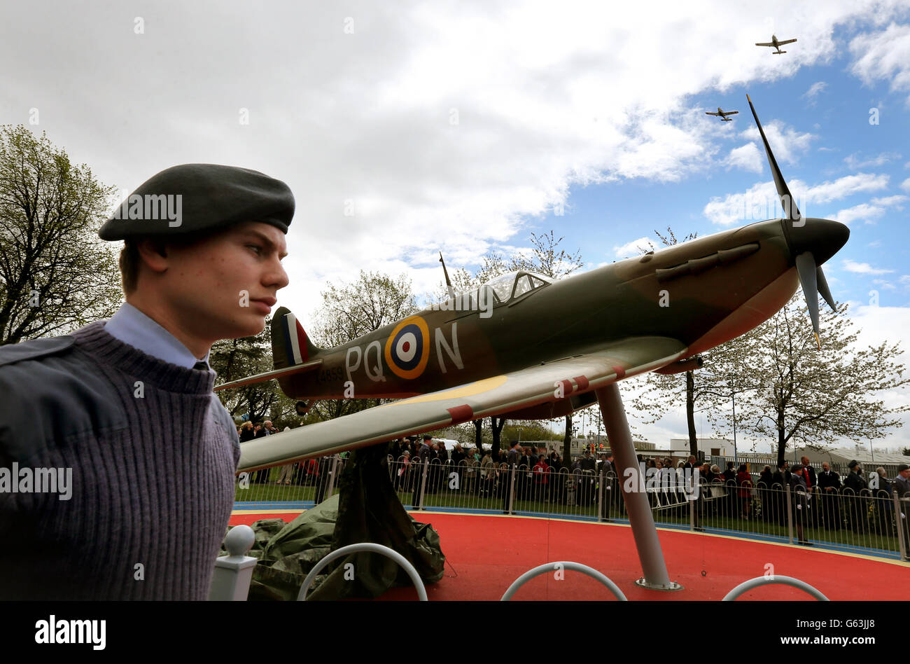 News scotland spitfire hi-res stock photography and images - Alamy