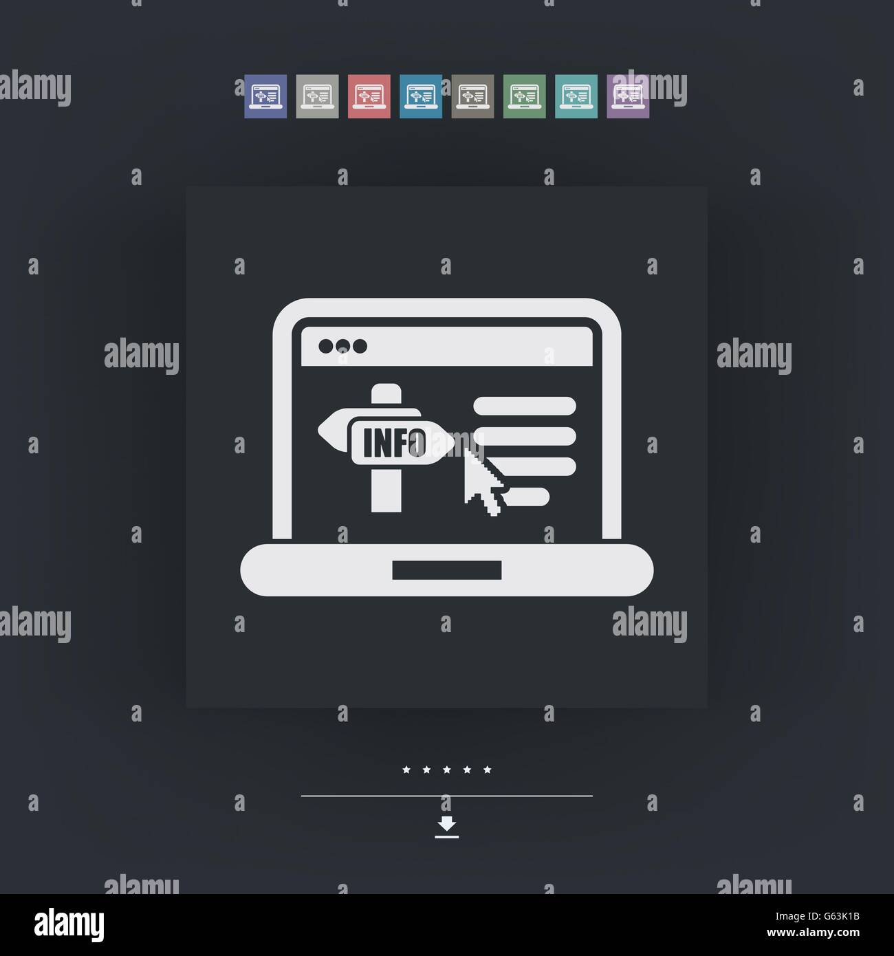 Software info Stock Vector Images - Alamy