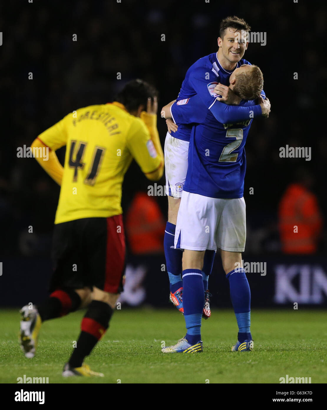First leg at the walkers stadium hi-res stock photography and images ...