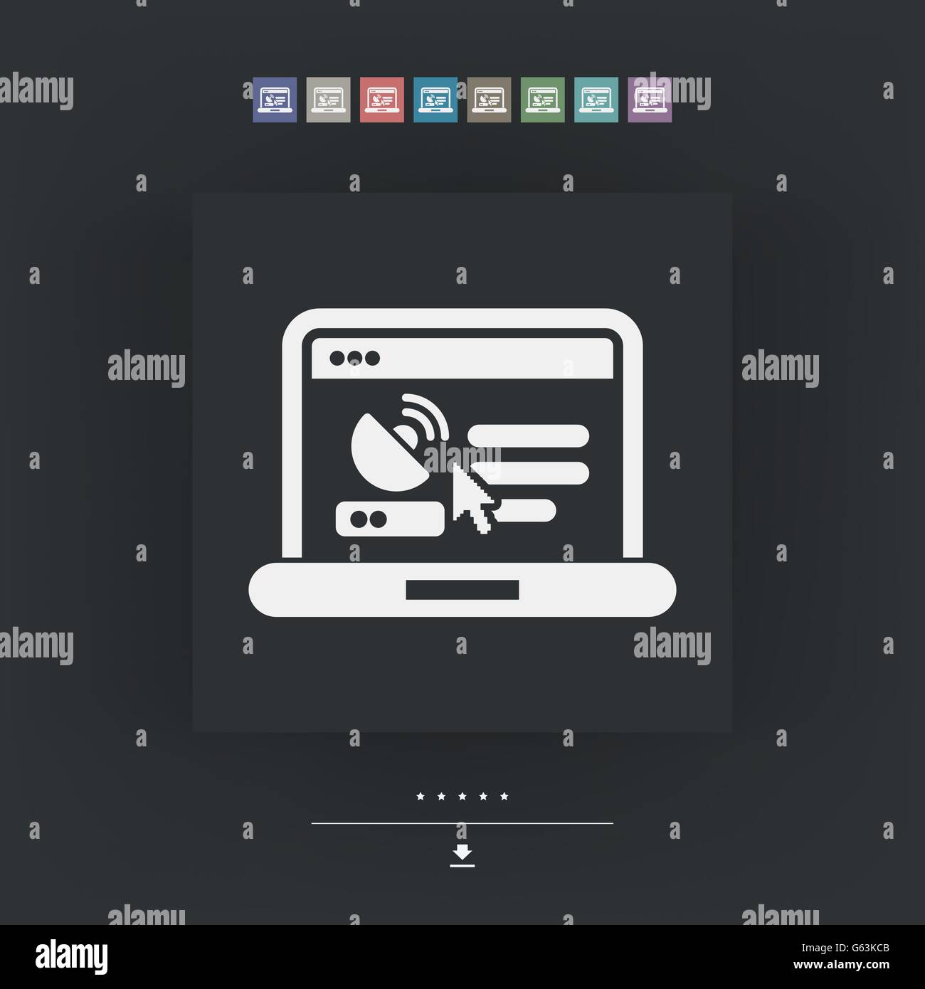 Pc antenna icon Stock Vector Images - Alamy