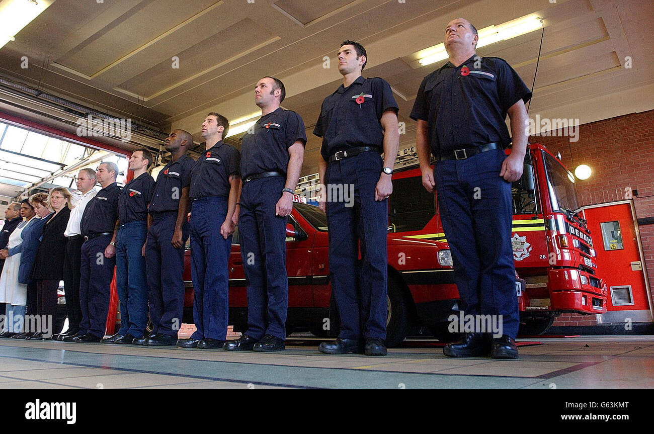Armistice Day - Fire service Stock Photo - Alamy