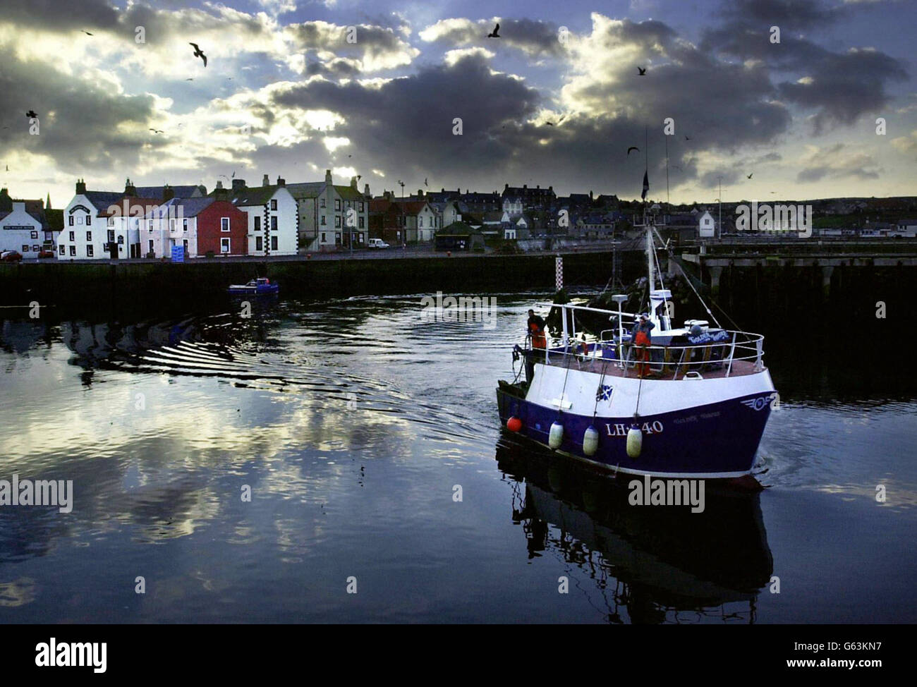 Trawler fishing eyemouth hi-res stock photography and images - Alamy