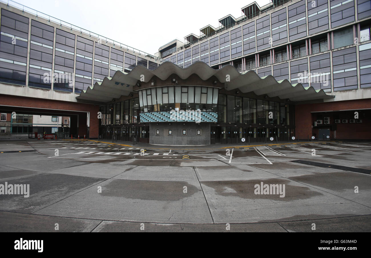 Bus strike chaos in Dublin Stock Photo - Alamy