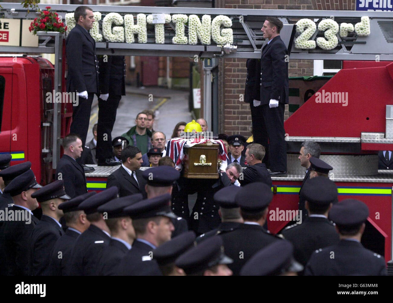 Robert Miller funeral Stock Photo - Alamy