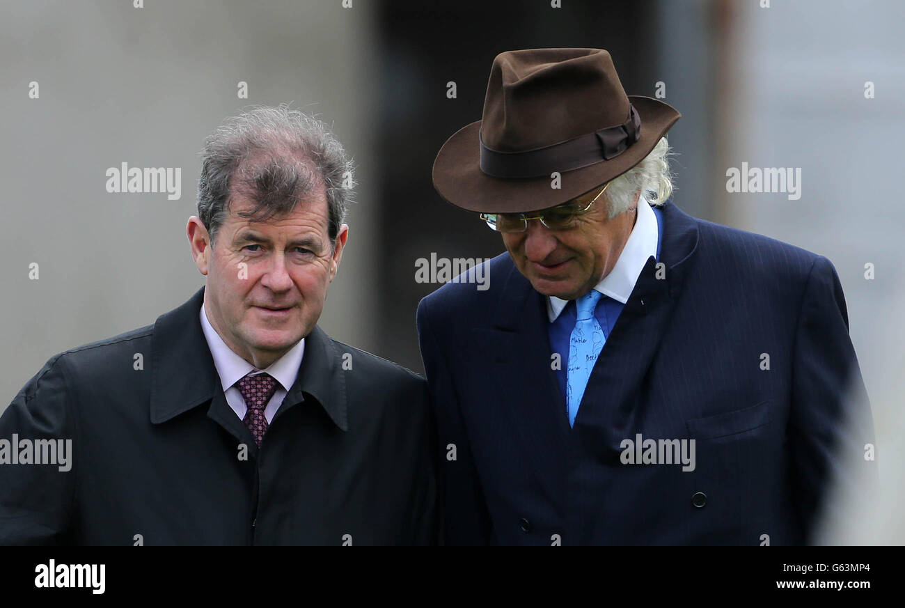 Race horse owners jp mcmanus john magnier at leopardstown racecourse hi ...