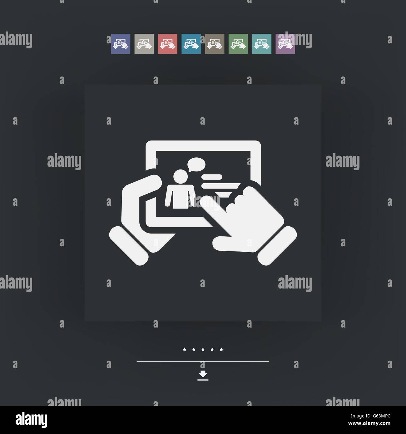 Click meet Stock Vector Images - Alamy