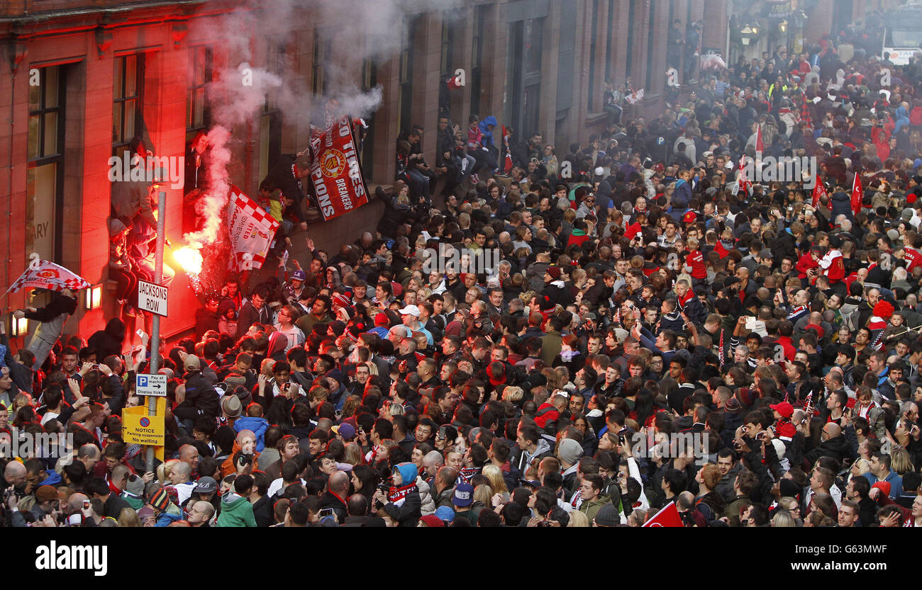 Soccer - Manchester United Premier League Winners Parade - Manchester ...