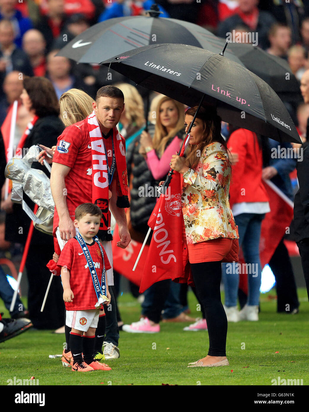 Wayne Rooney Wife And Son