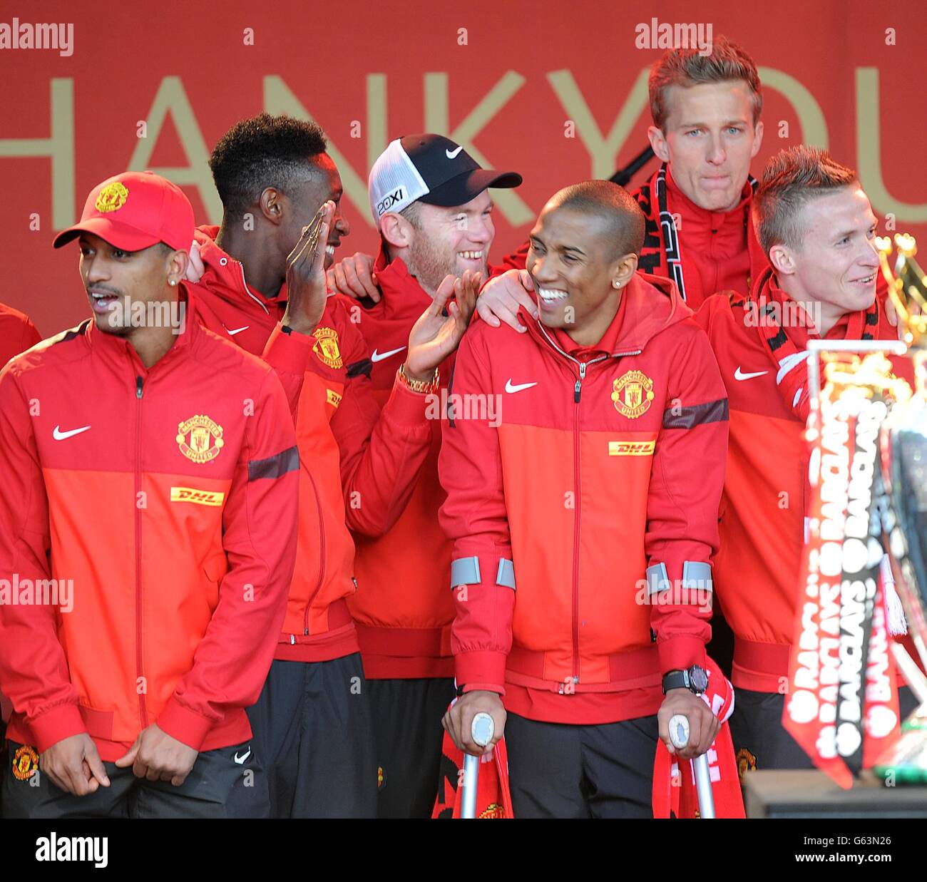 Wayne rooney ashley young hi-res stock photography and images - Alamy