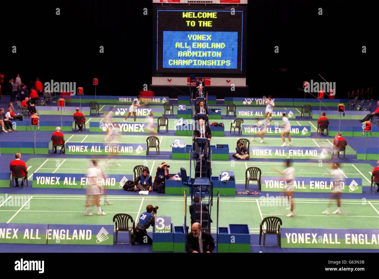 Badminton, All England Championships, Birmingham Stock Photo - Alamy