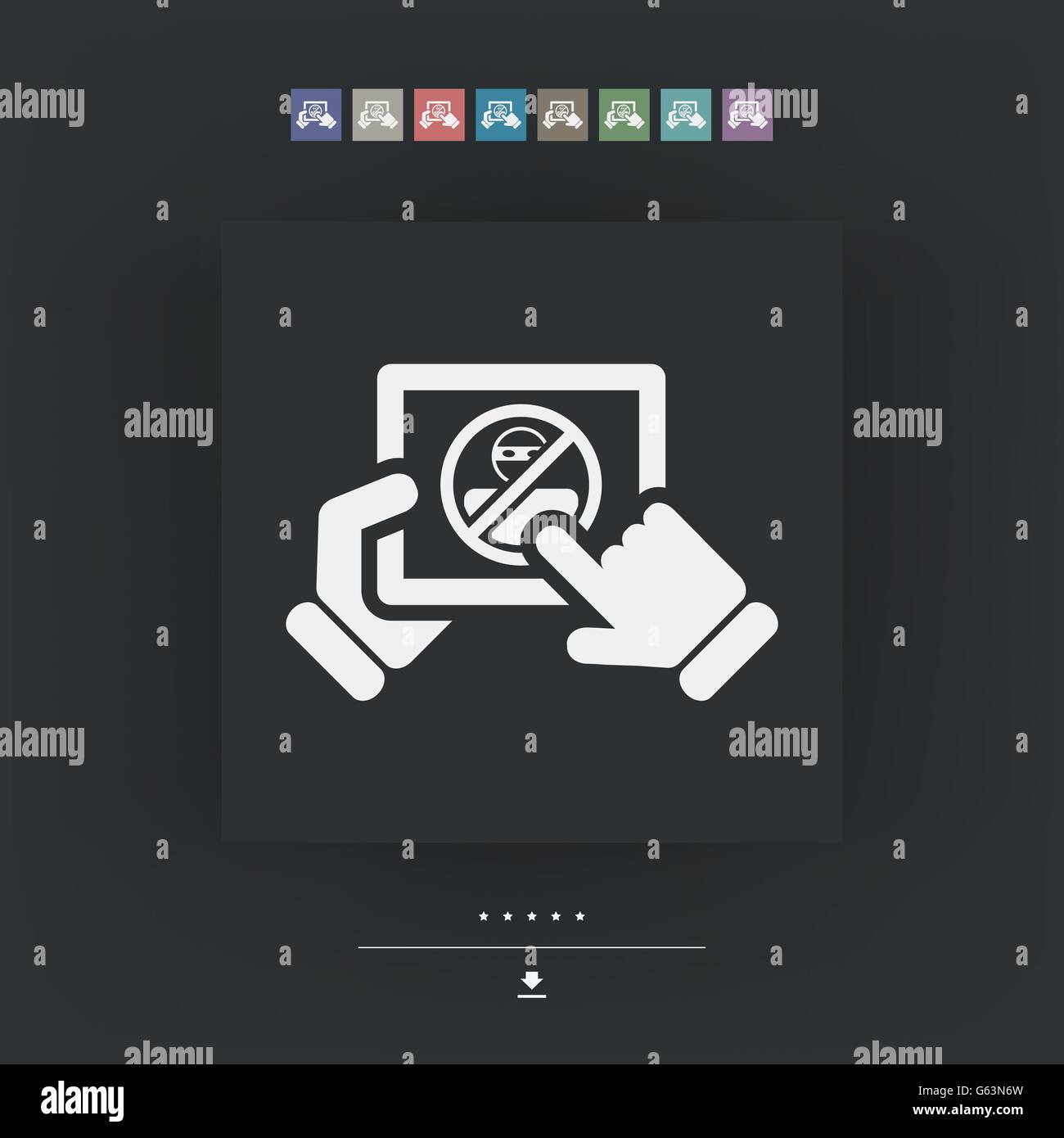 Tablet password accesss Stock Vector Image & Art - Alamy