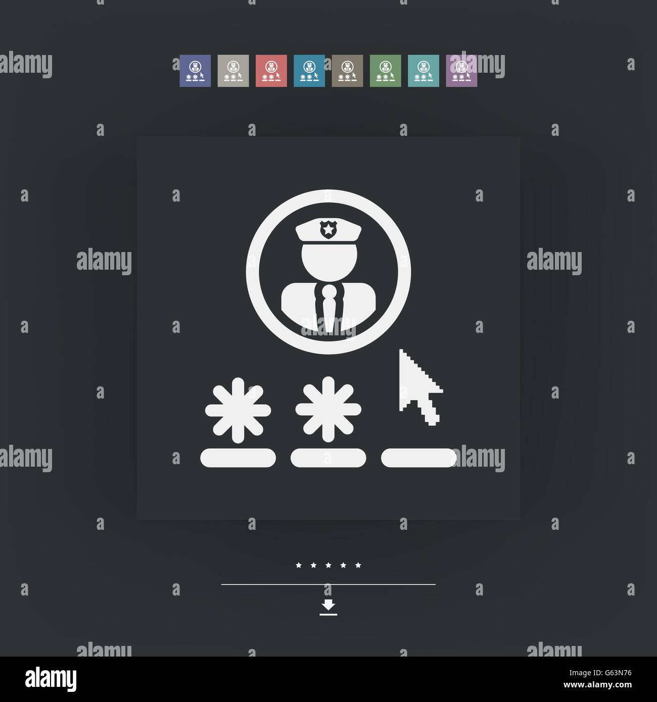 Password access concept Stock Vector Image & Art - Alamy