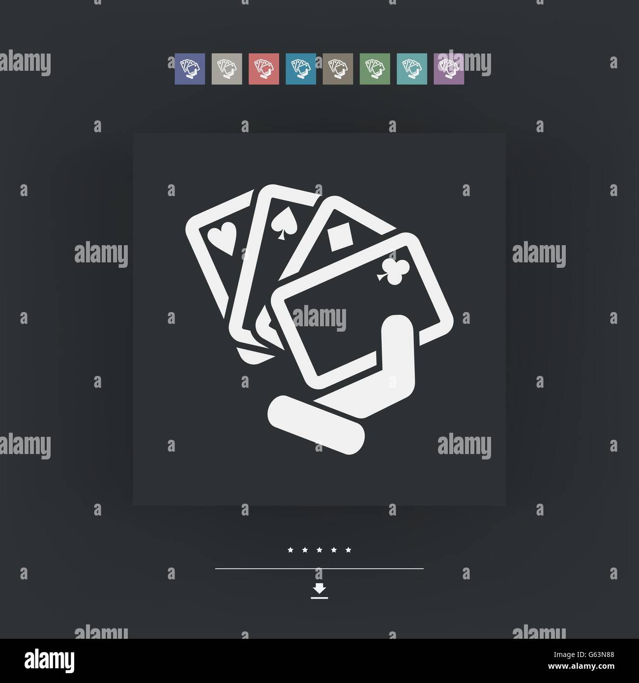 Poker game Stock Vector Images - Alamy