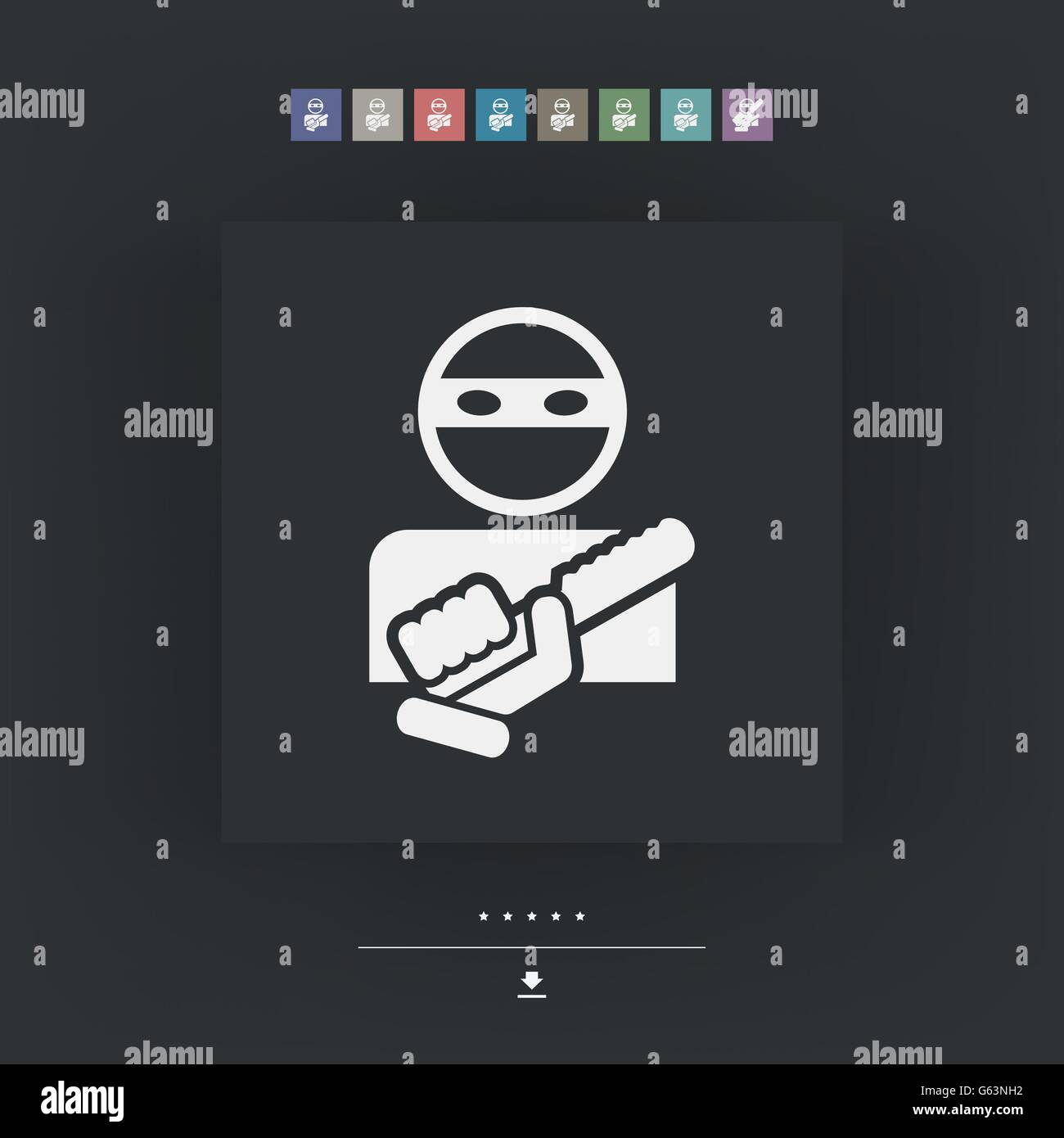 Armed bandit icon Stock Vector Image & Art - Alamy