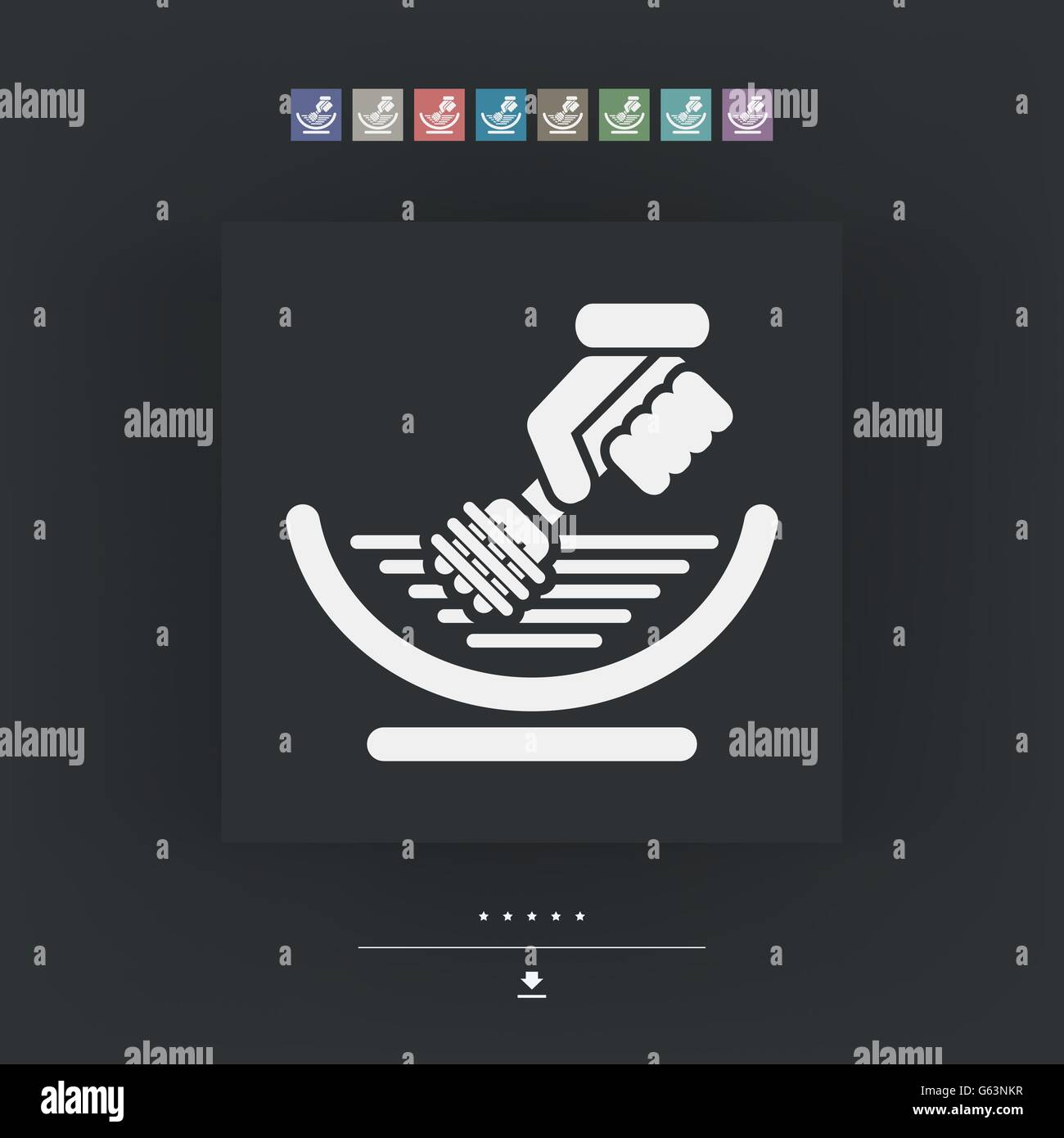 Spaghetti icon concept Stock Vector Image & Art - Alamy