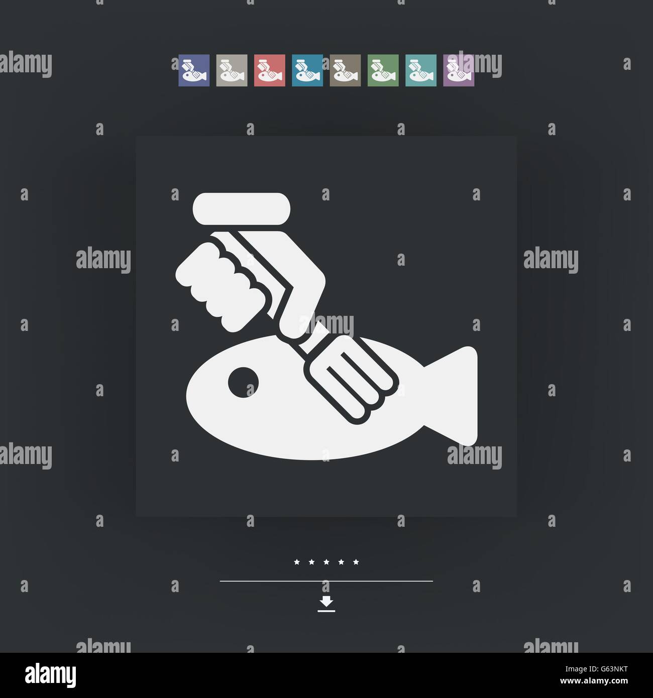 Nutritious fish Stock Vector Images - Alamy