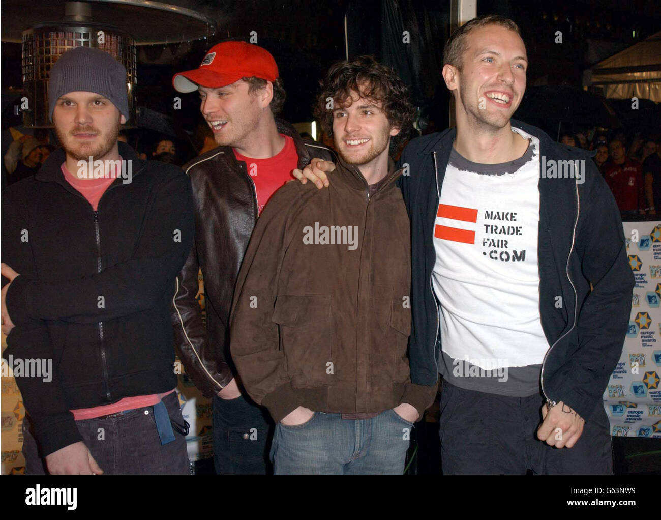 Coldplay MTV Awards Stock Photo - Alamy