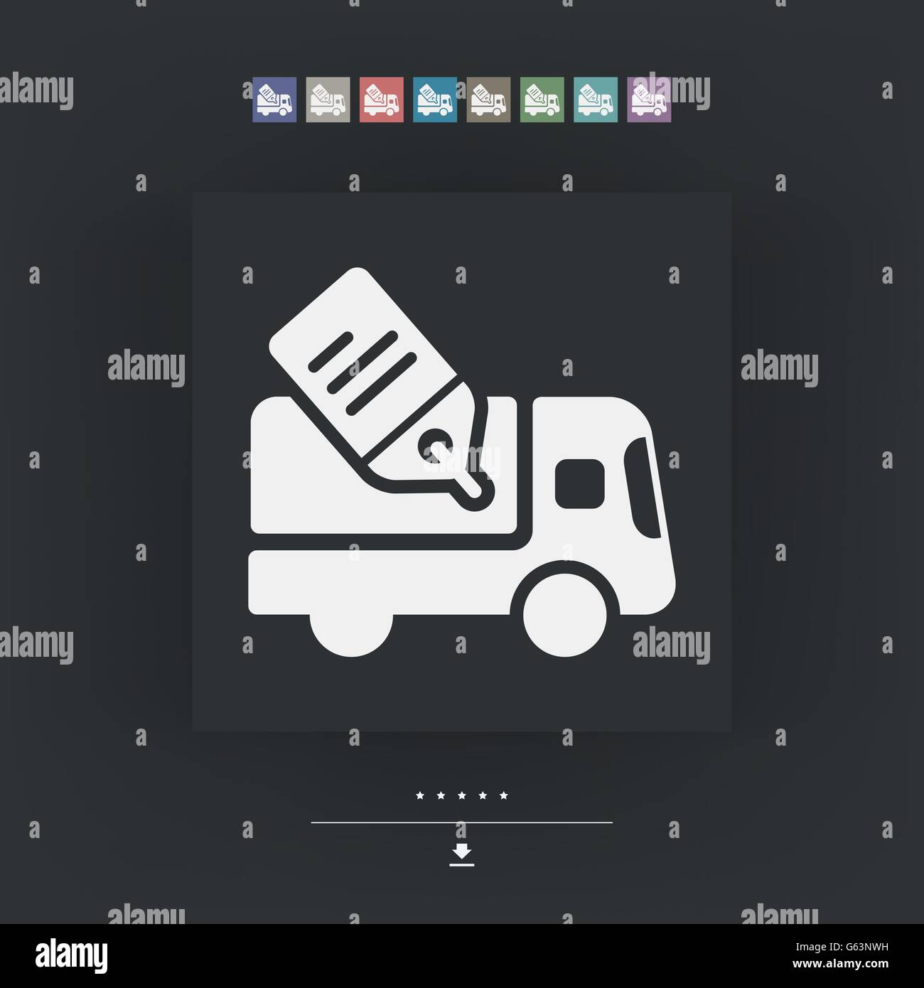 Express delivery button icon concept Stock Vector Images - Alamy