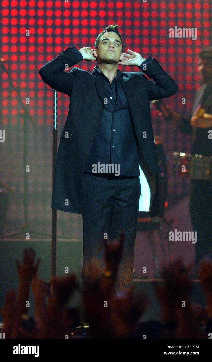 MTV - Robbie Williams Stock Photo - Alamy