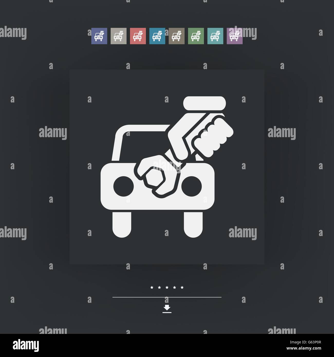 Car assistance icon Stock Vector Image & Art - Alamy