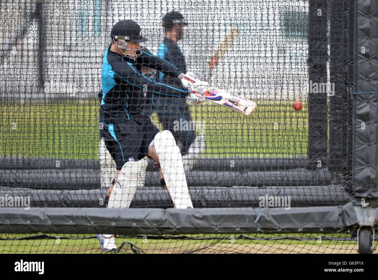 New zealands brendon mccullum bats hi-res stock photography and images ...