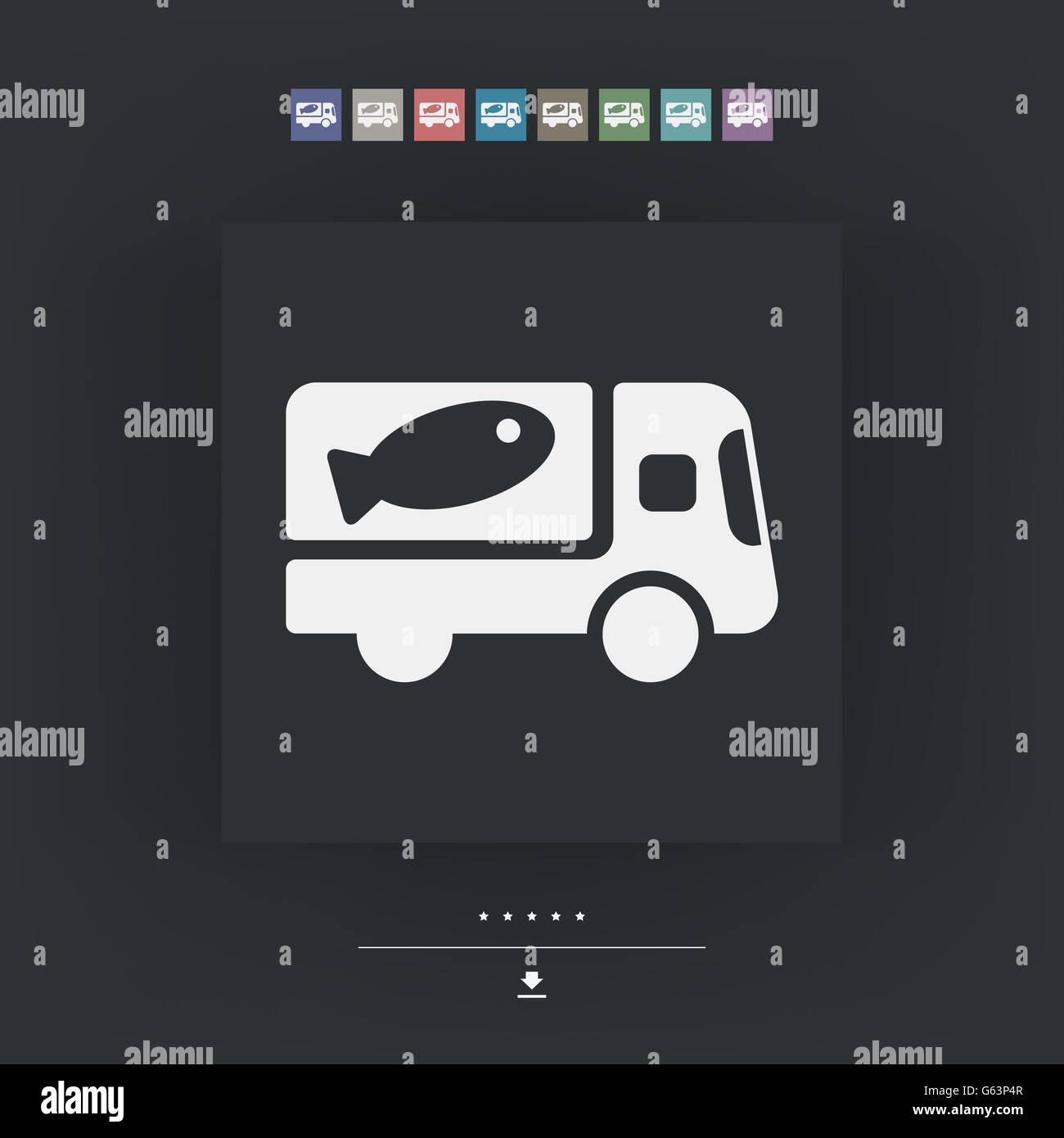 Fish delivery van hi-res stock photography and images - Alamy