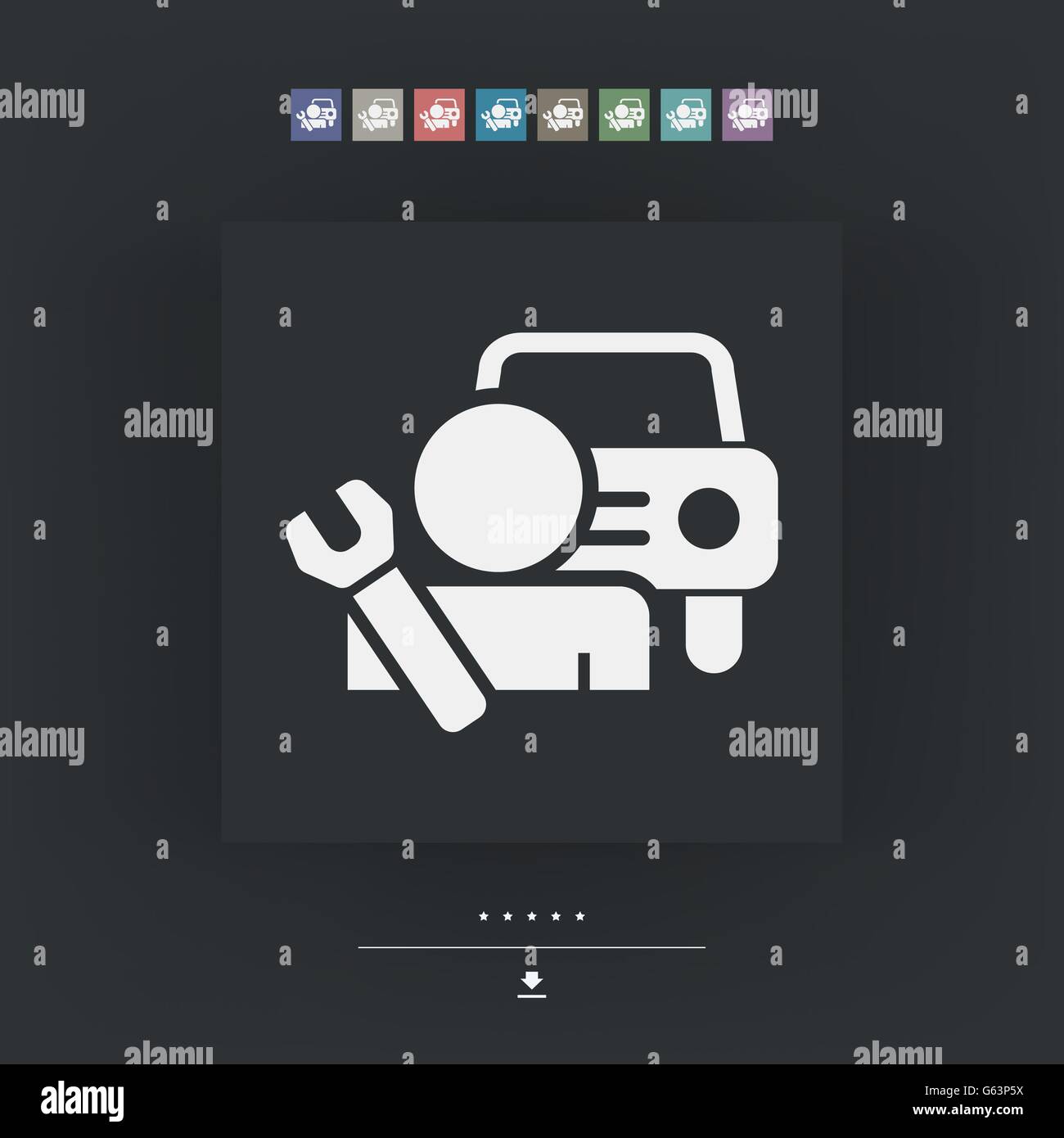Car assistance icon Stock Vector Image & Art - Alamy