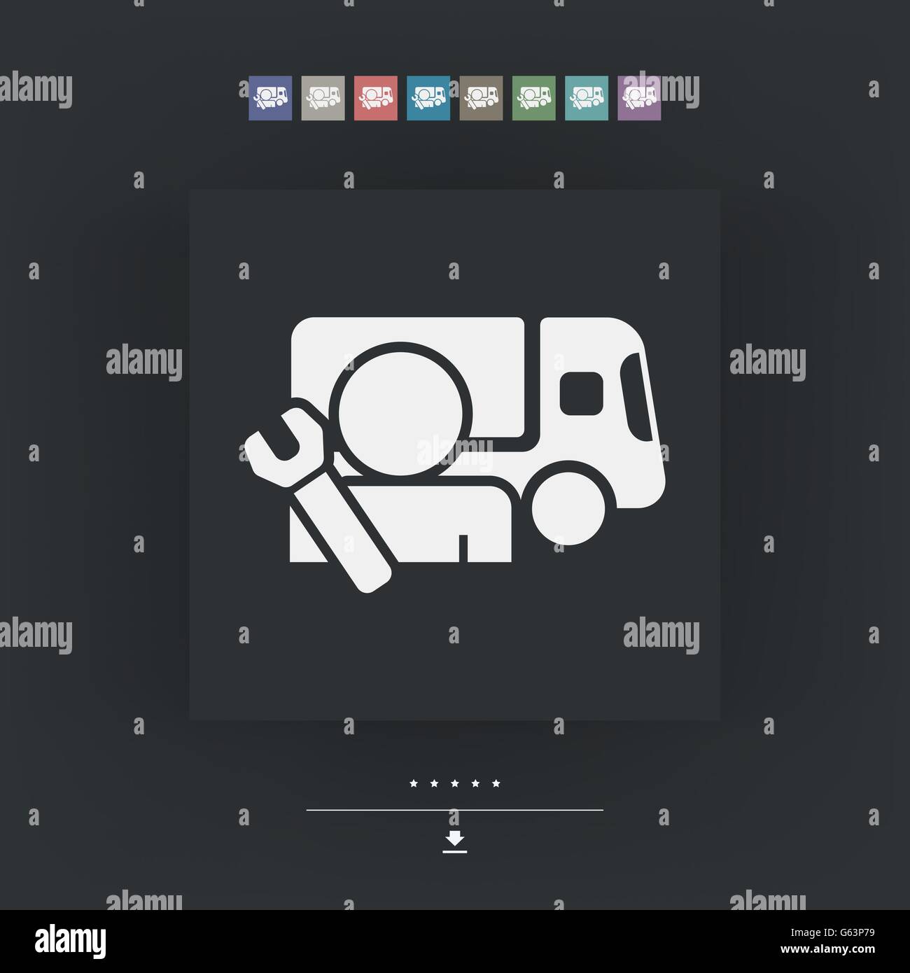 Service roadside Stock Vector Images - Alamy