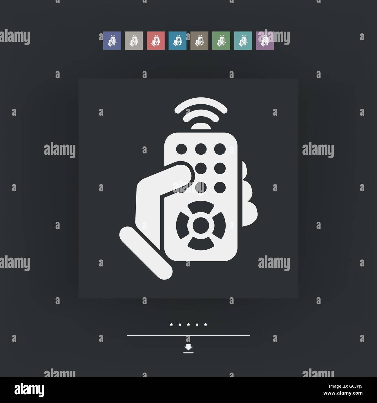 Remote control icon Stock Vector Image & Art - Alamy