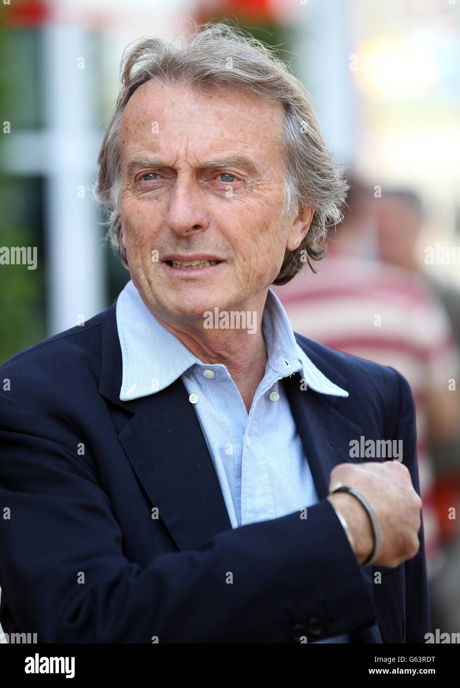 Ferrari President Luca Cordero di Montezemolo during qualifying at the ...