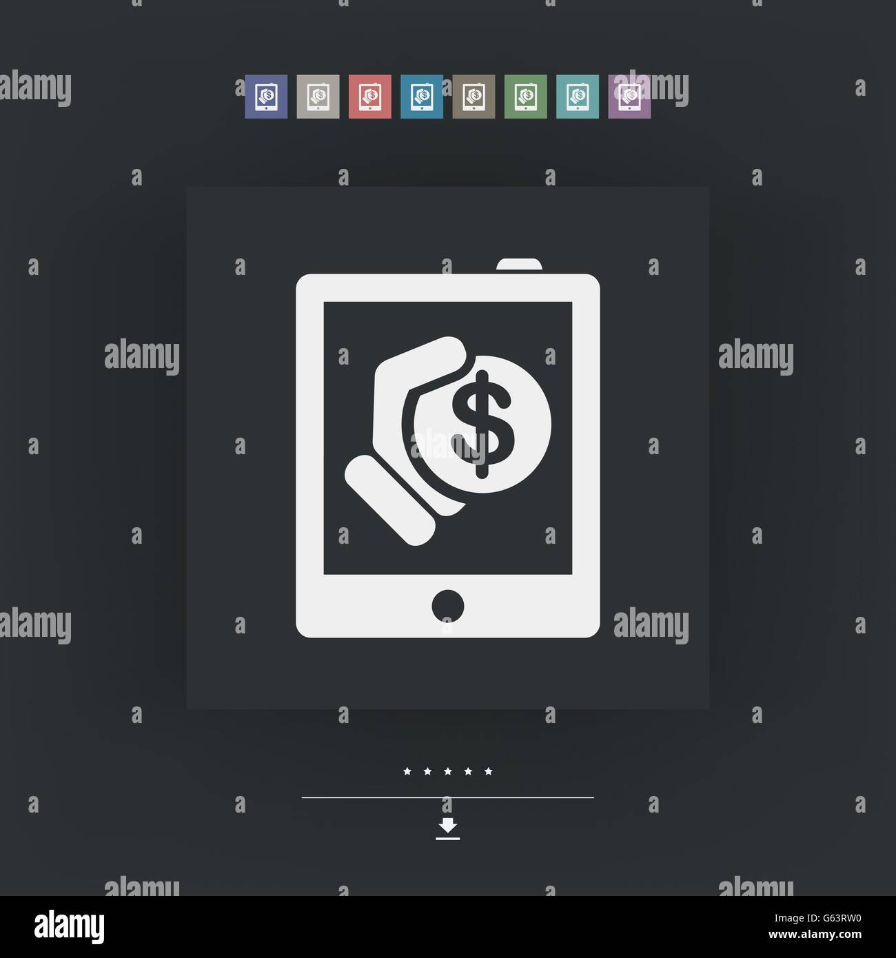 Tablet store icon Stock Vector Image & Art - Alamy