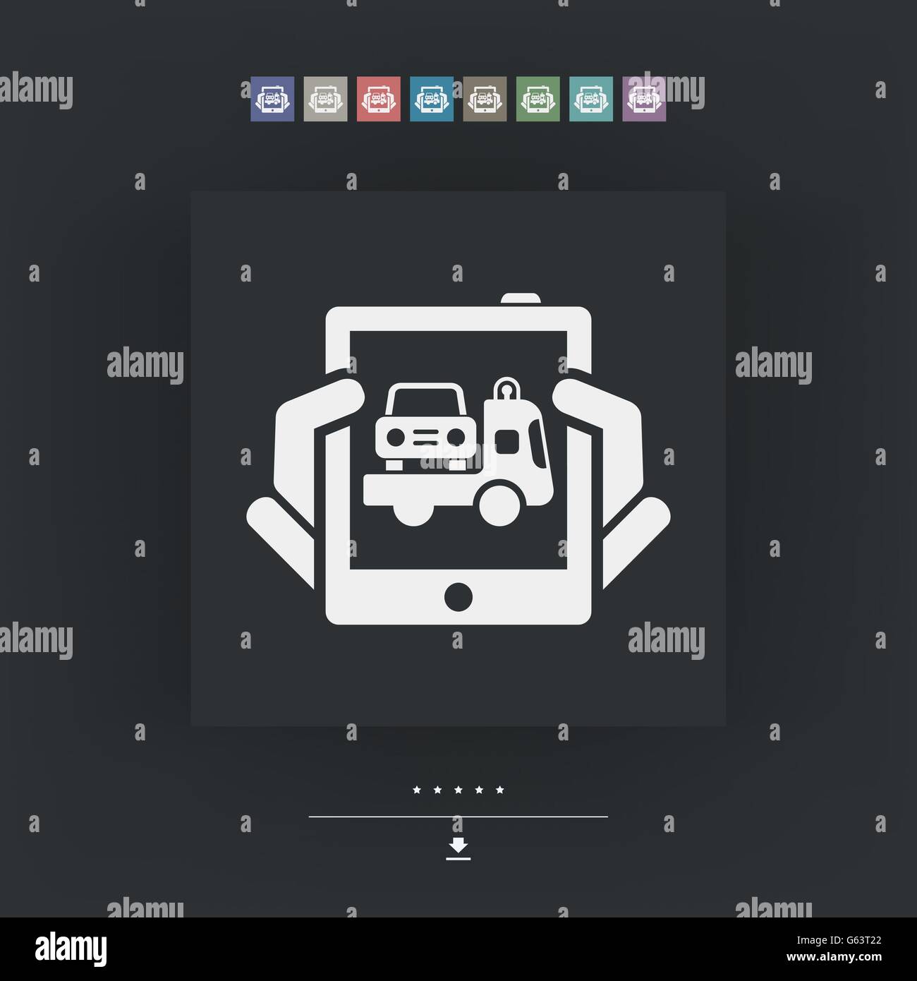 Car assistance icon Stock Vector Image & Art - Alamy
