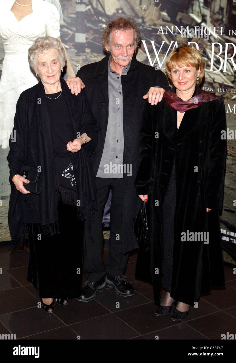 Anna Friel's family (L-R) grandmother Ellen Bamford, father Des and ...