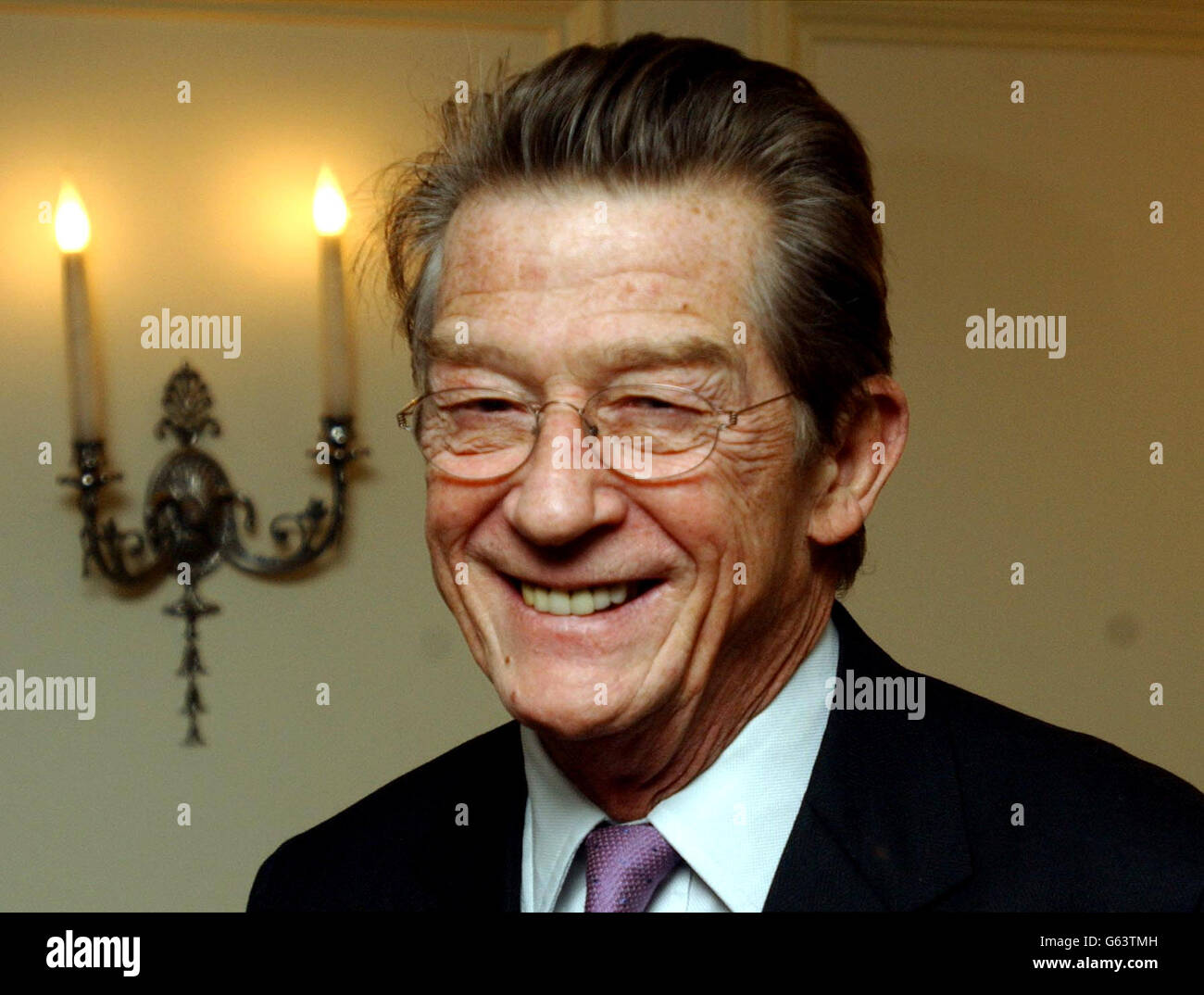 Actor John Hurt arrives for the Evening Standard Theatre Awards at The ...