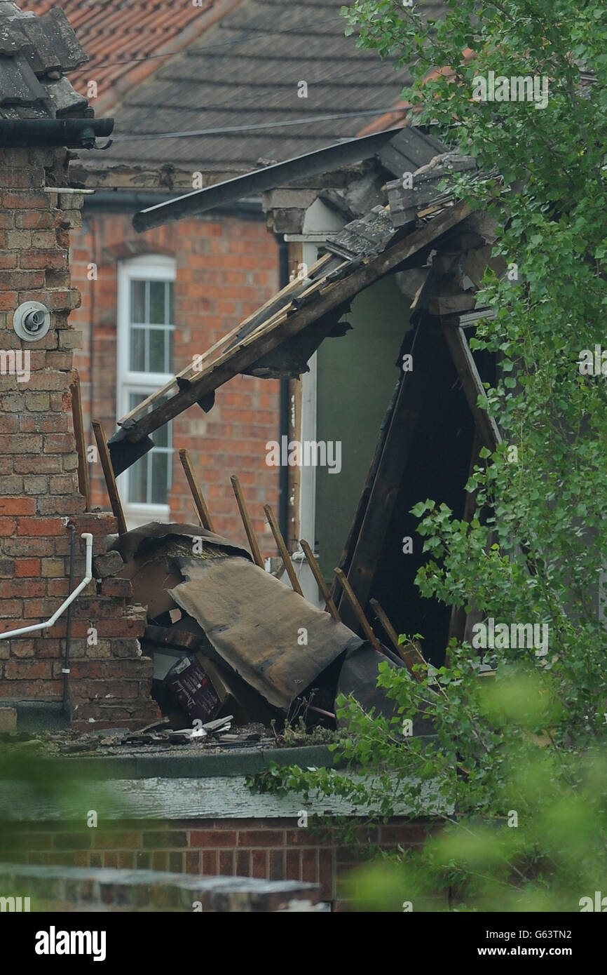 Explosion in Newark Stock Photo - Alamy