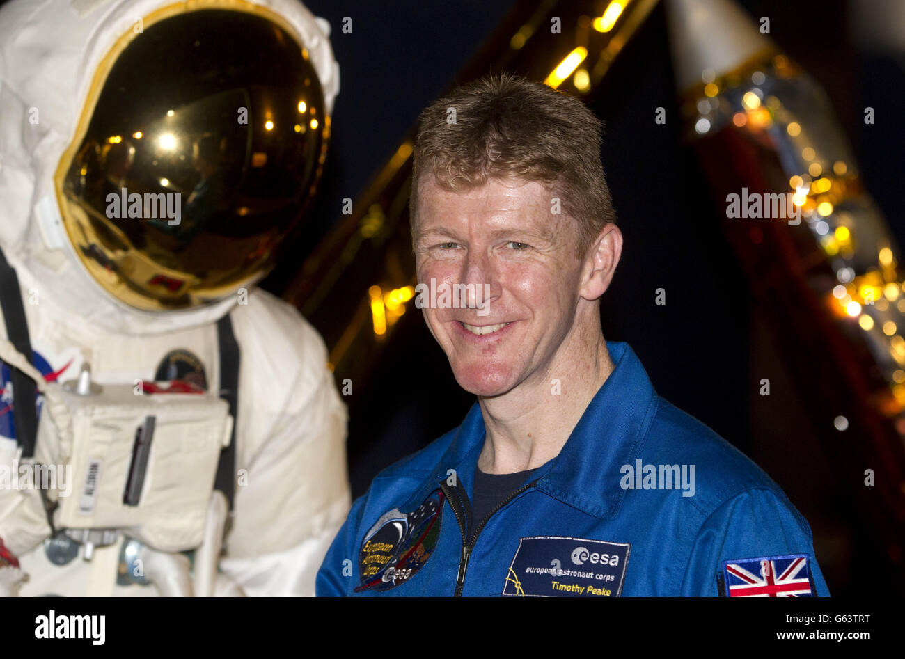Tim Peake becomes British astronaut Stock Photo - Alamy