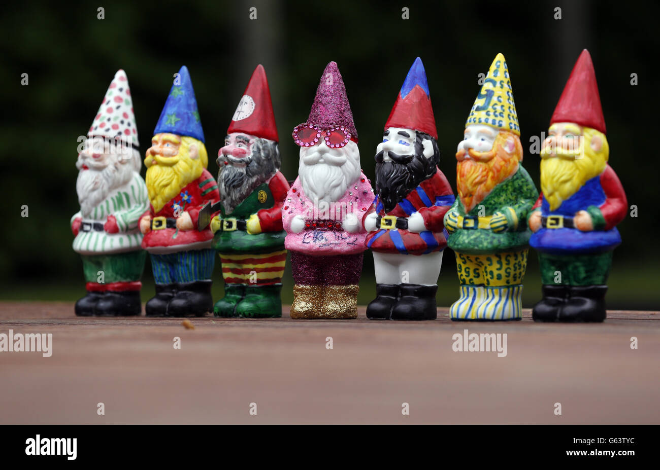 Chelsea flower show gnomes hi-res stock photography and images - Alamy