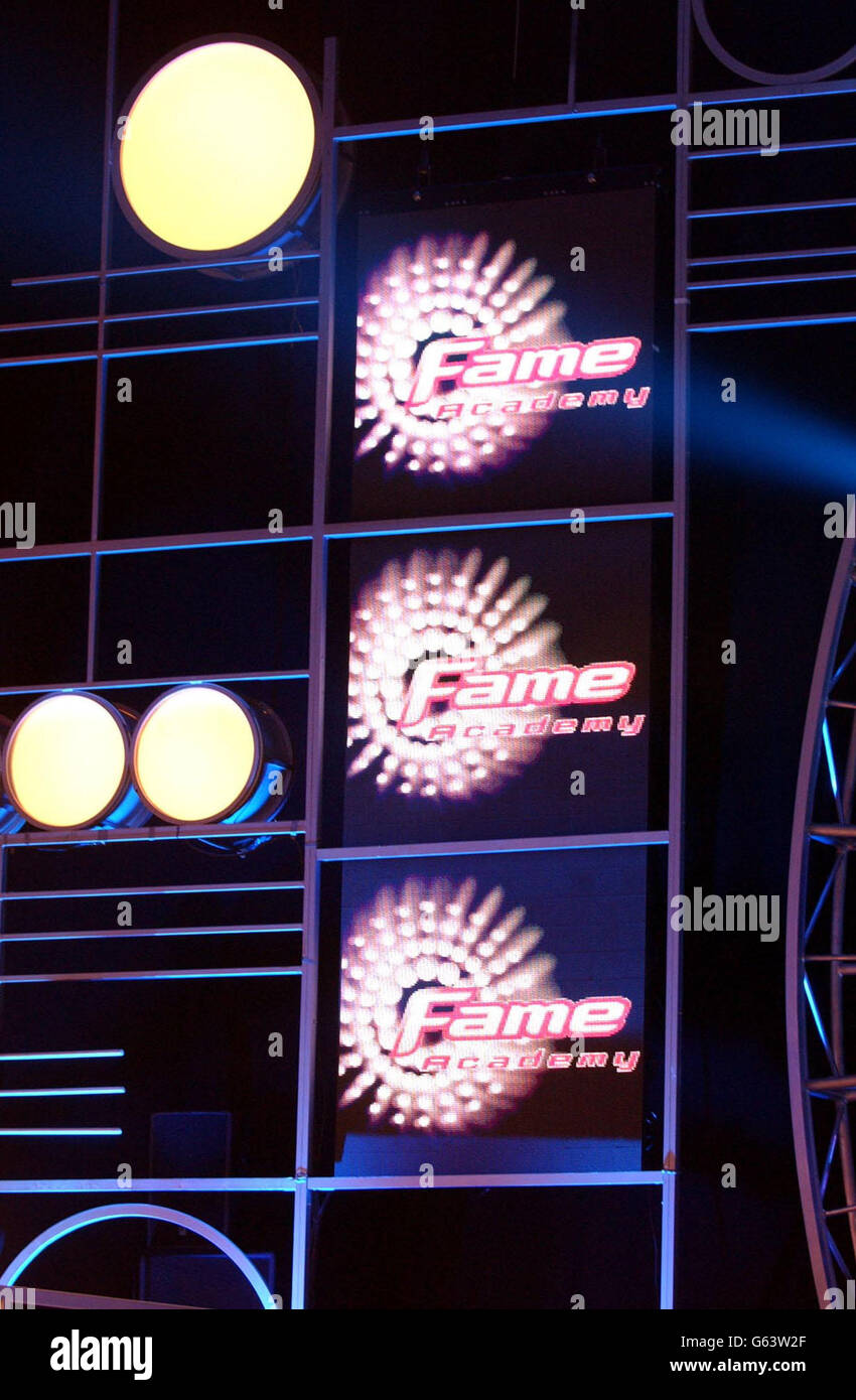 Fame Academy. Fame Academy logo Stock Photo - Alamy