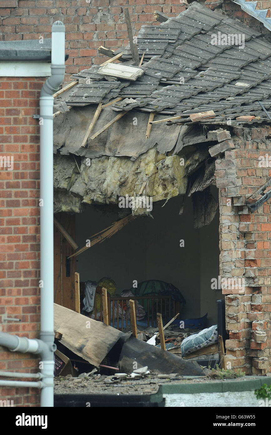 Explosion in Newark Stock Photo - Alamy